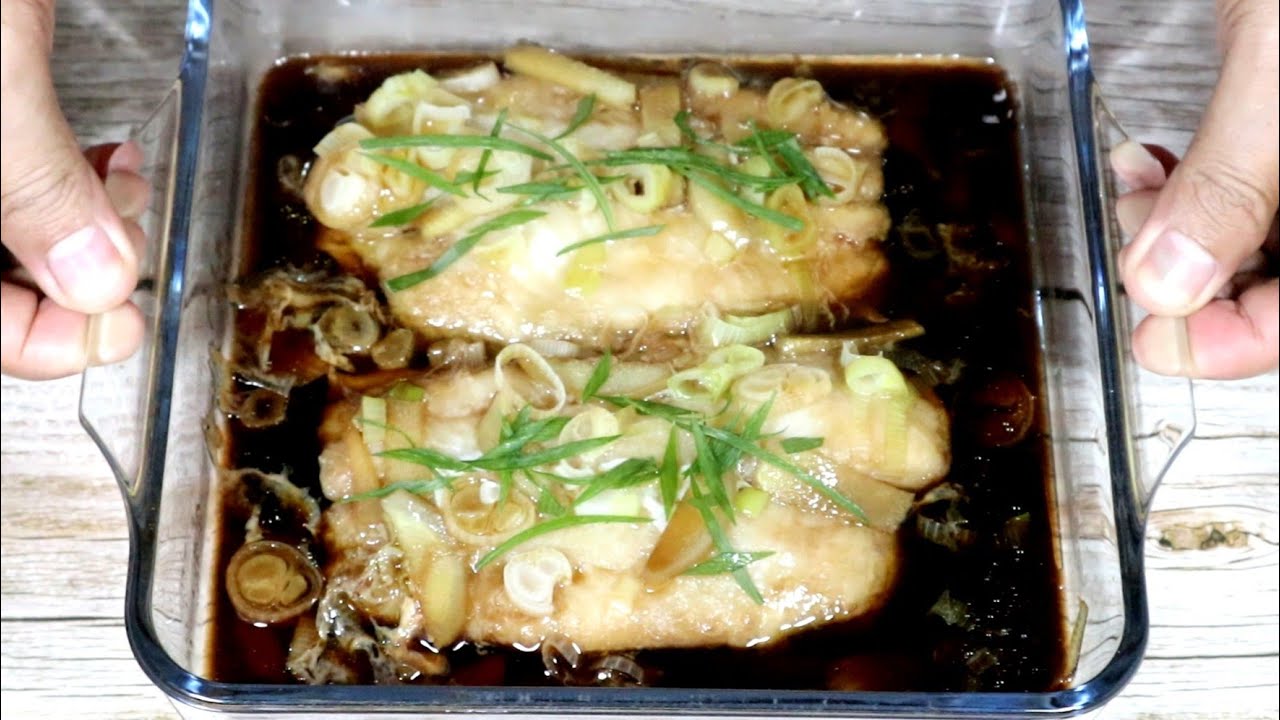 Steamed Fish Fillet With Ginger And Soy Sauce - YouTube