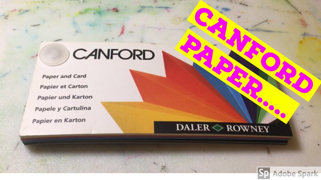 Daler-Rowney Canford paper sample pad - YouTube