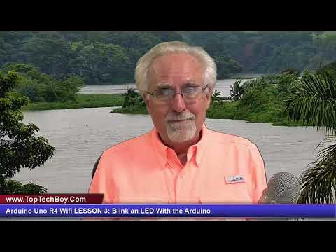 Arduino Uno R4 Wifi LESSON 3: Blink an LED With the Arduino - YouTube