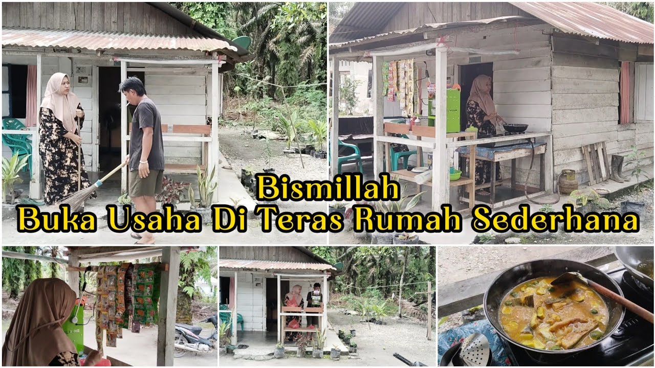 Buka Usaha Di teras Rumah Sederhana ‼️ - YouTube