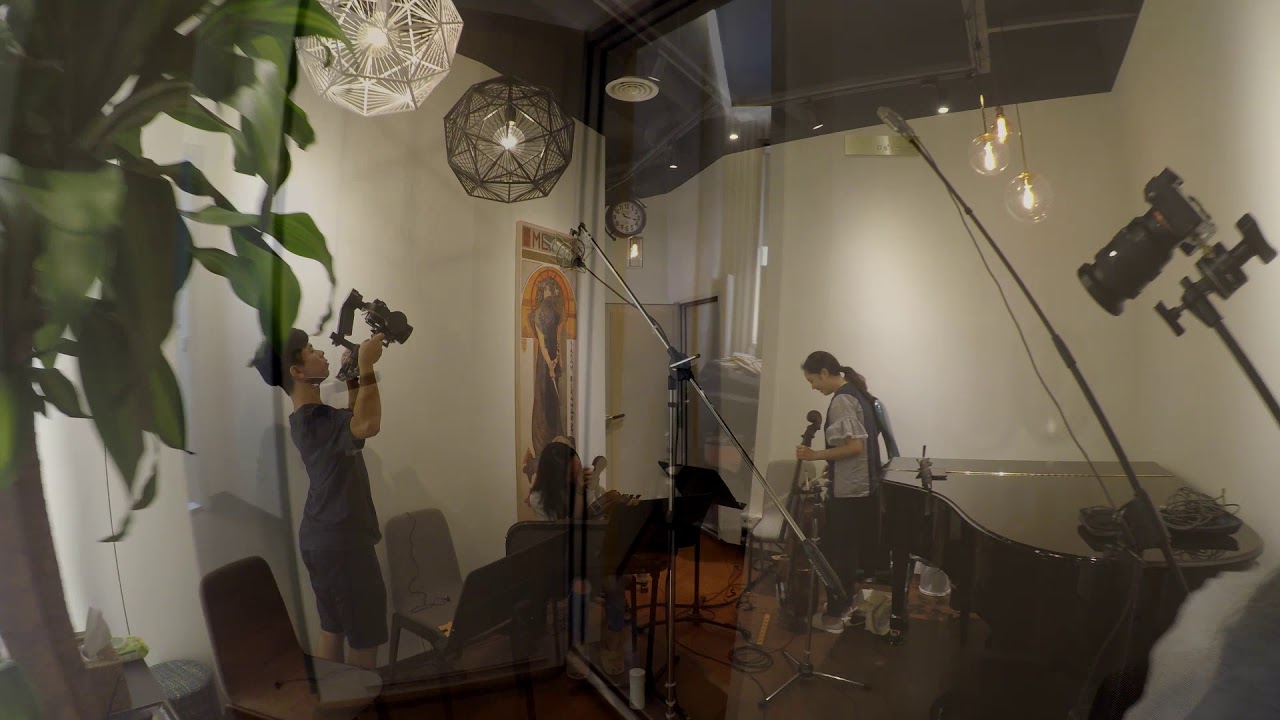 studio MOJI STRING 녹음 전... - YouTube