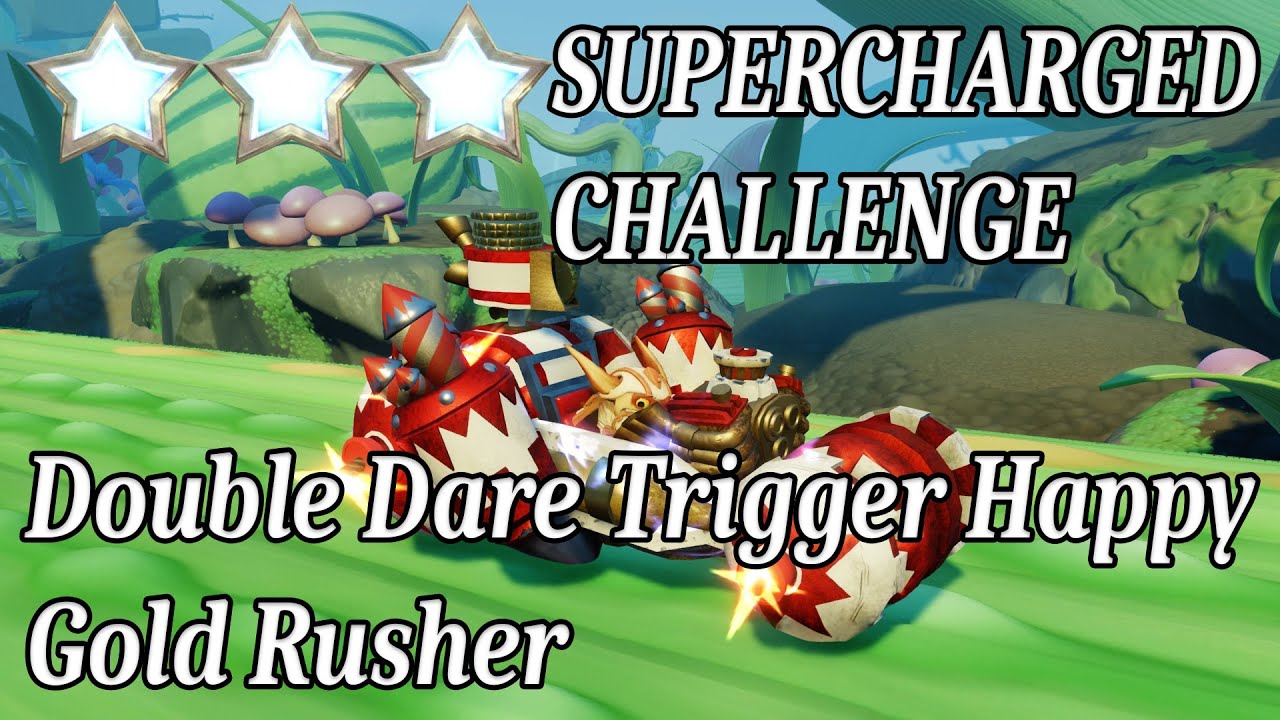3 Stars ★★★ Supercharged Challenge ★ Gold Rusher & Double Dare Trigger ...