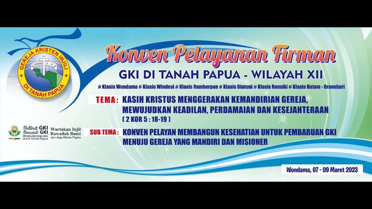 Konven Pelayan Firman || Wilayah XII || Di Klasis GKI Wondama || 7 ...