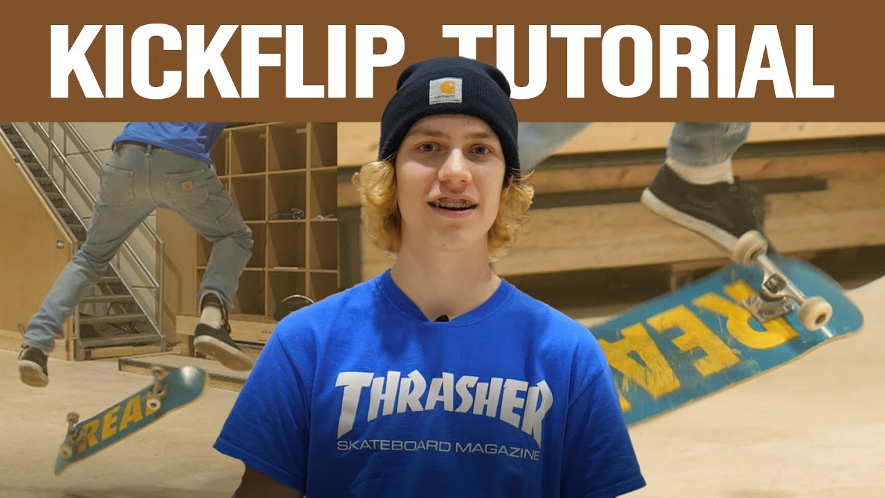HOE DOE JE EEN KICKFLIP!?| Kickflip tutorial - YouTube