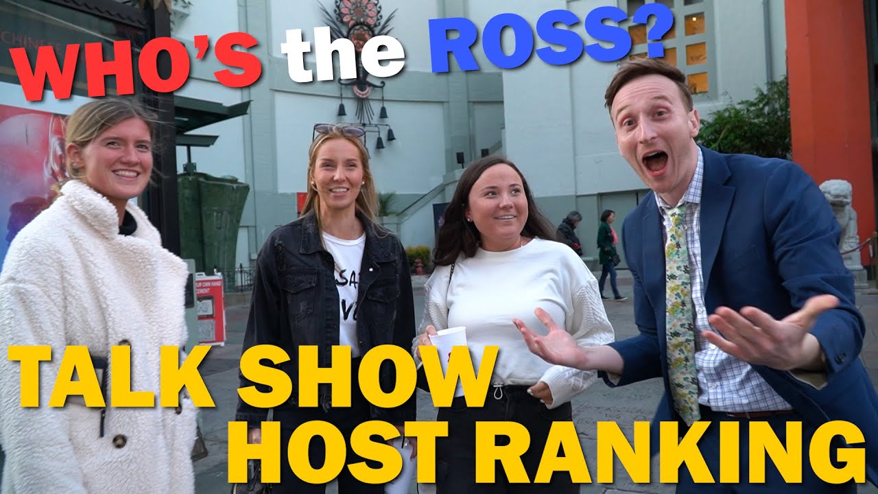 TALK SHOW HOST RANKING - WHO'S the ROSS? - YouTube