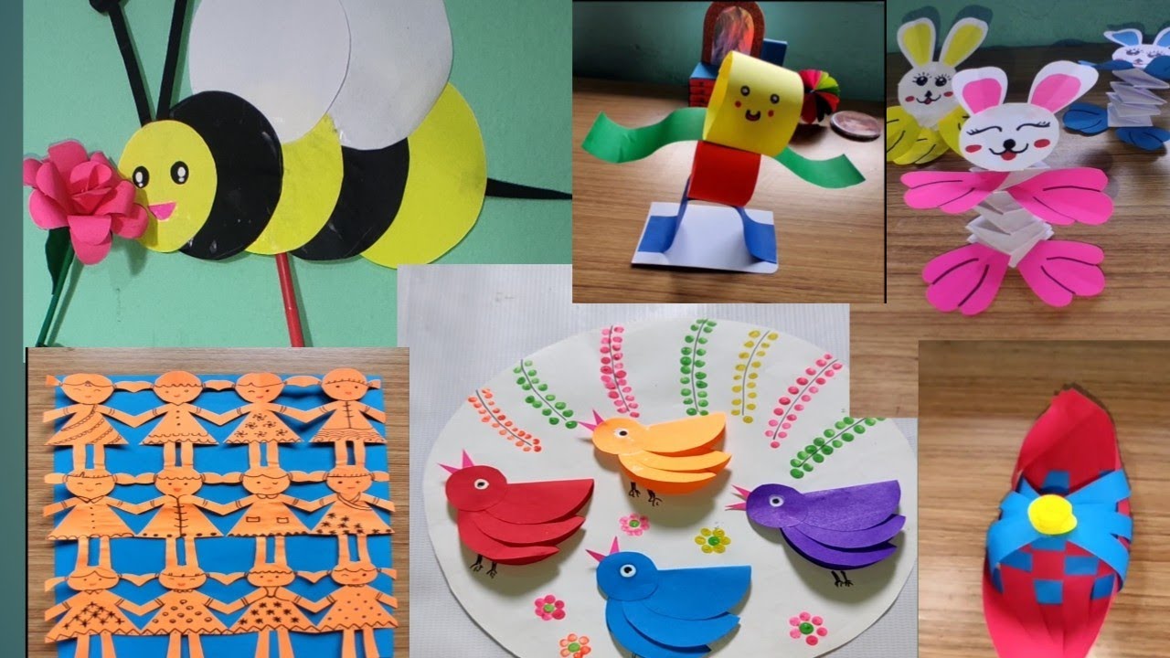 6 Craft Ideas With Paper Easy And Simple//Real Craft//How To Make Cute ...