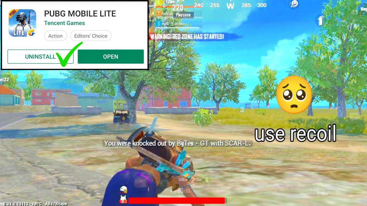 UNINSTALL PUBG MOBILE LITE | UNINSTALL PUBG LITE 🥺 - YouTube