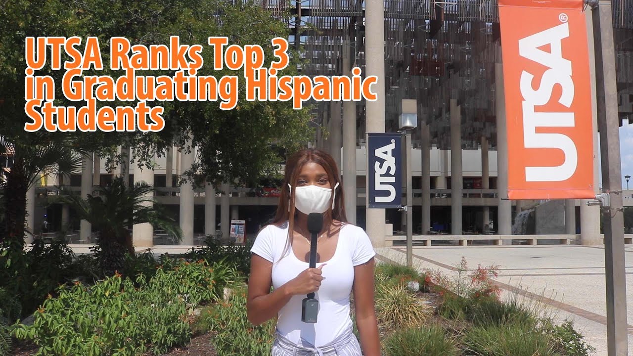 UTSA Ranks Top 3 in Graduating Hispanic Students - YouTube