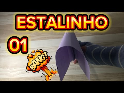 COMO FAZER ESTALINHO DE PAPEL VARIAÇÃO 01 #origamitutorial #estalo # ...