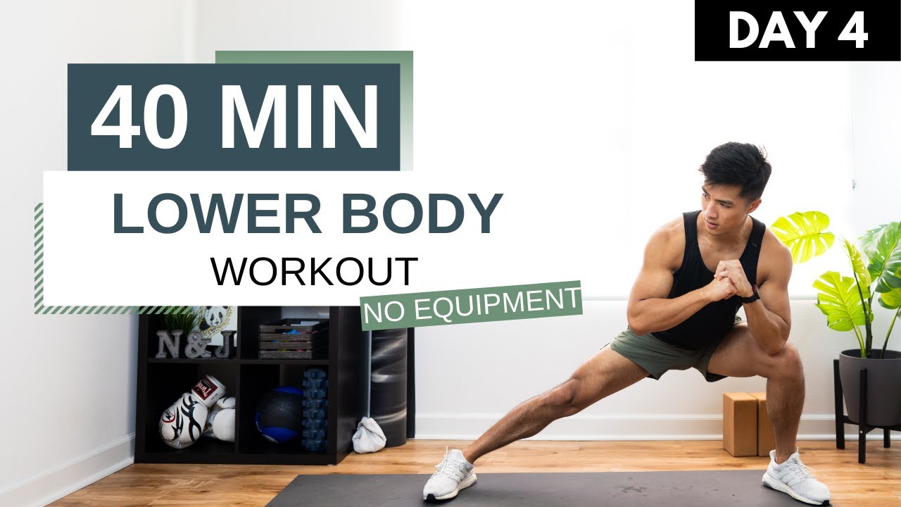 Day 4 - AT HOME LEG WORKOUT - NO EQUIPMENT - 2021 30 Day Challenge ...