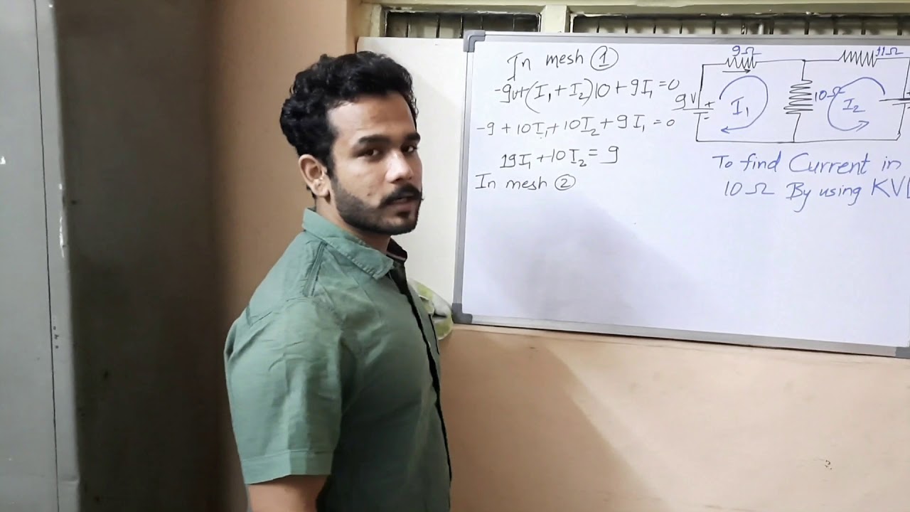 Mesh Analysis Problem | DC circuit Analysis | Basic Electrical Engineering - YouTube