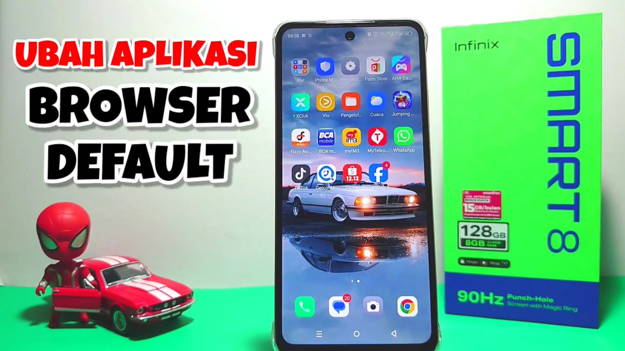 Cara Mengubah Aplikasi Browser Default Di Hp Infinix Smart 8 - YouTube