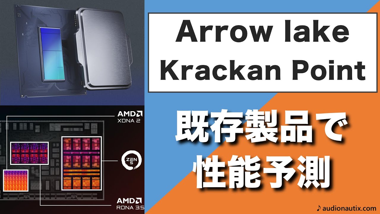 発売直前・Arrow LakeとKrackan Pointの性能を既存製品から推測 - YouTube