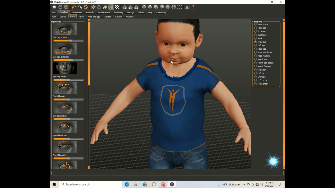 Makehuman community 2021 3D Models Make - YouTube