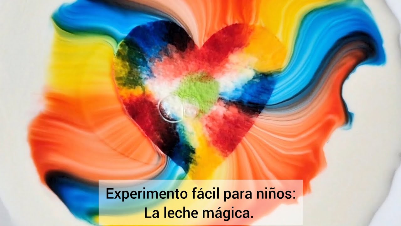 Experimento fácil para niños : La leche mágica - YouTube