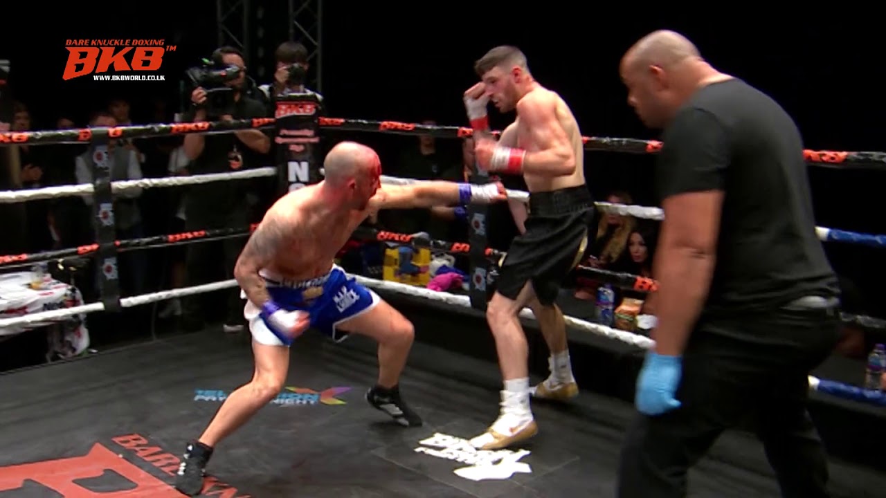 MASSIVE DOUBLE BARE KNUCKLE KNOCKDOWN AT BKB18 - YouTube