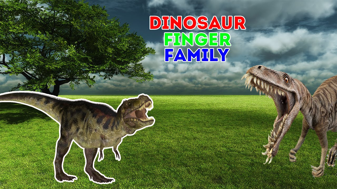 3D Dinosaur Finger Family | Nursery Rhymes for Children | (Dinosaurs ...