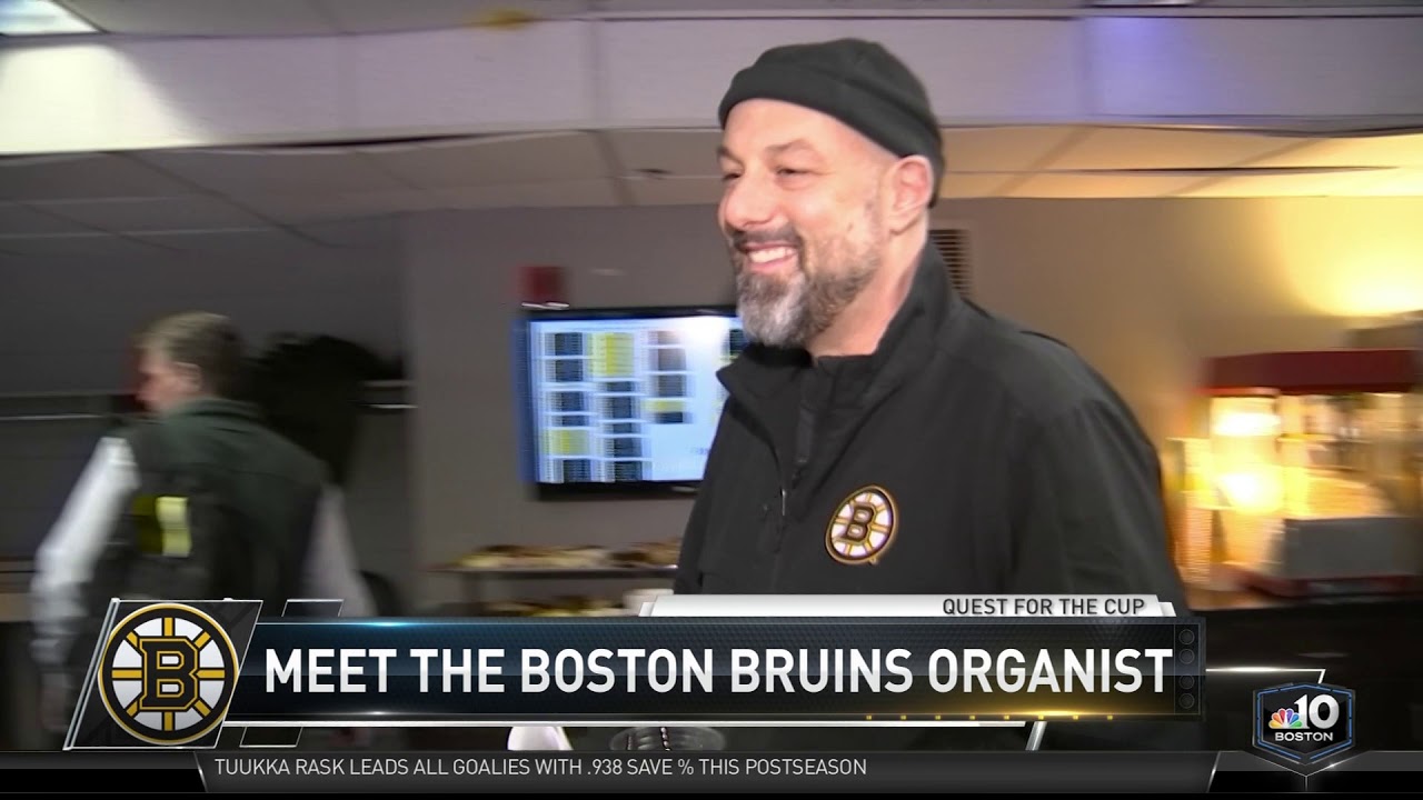 Bruins Organist Ron Poster on WBTS ( NBC 10 BOSTON ) - YouTube