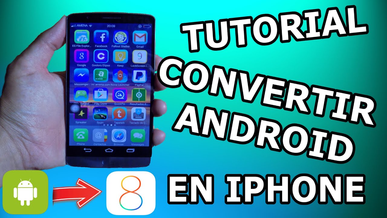 Convierte tu Android en un iPhone - YouTube