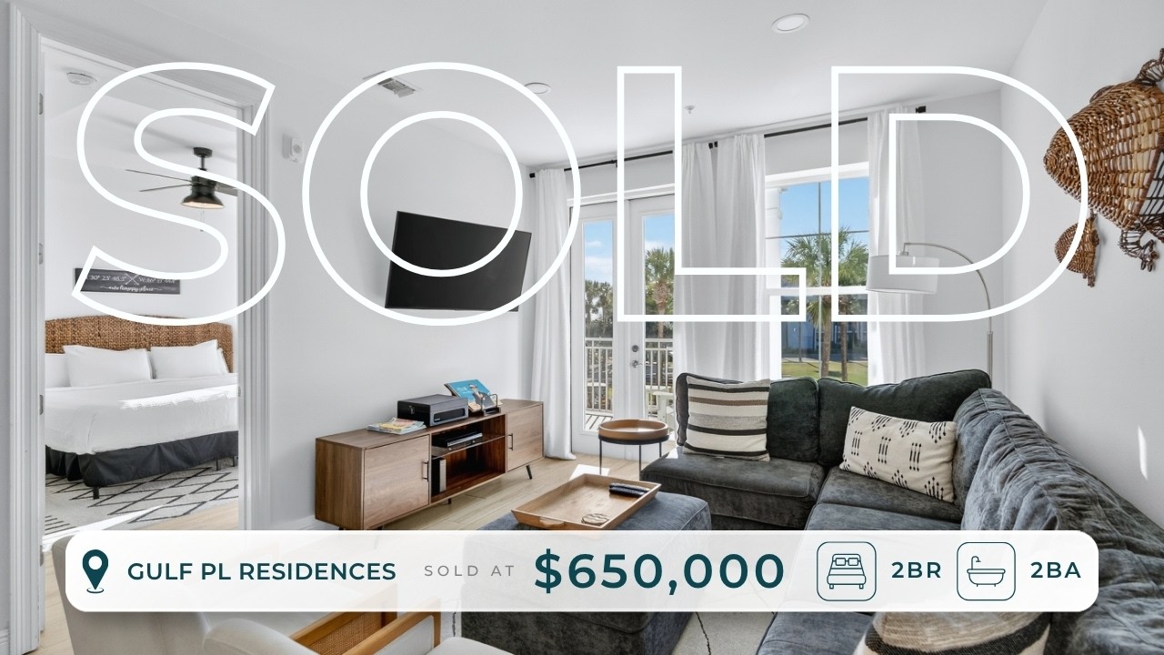 Condo Tour: Gulf Place Residences 103 | Modern 30A Condo Steps from the ...