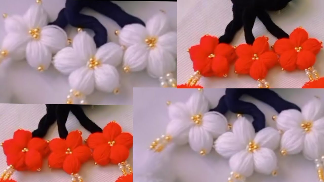 How To Make Flower Lacha/Easy Way To Make Lacha/Lachi/Lachadori ...