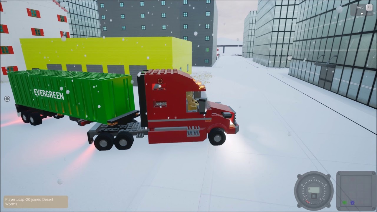 Ford Mustang 1998/Volvo Semi truck | Brick Rigs Test - YouTube