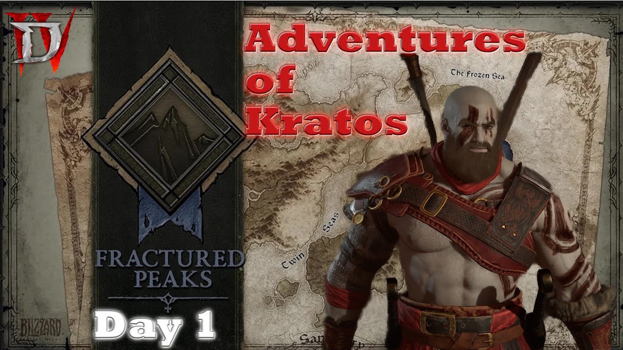 Diablo 4 Day 1 (Kratos Barb Avatar) Adventures Of Kratos - YouTube