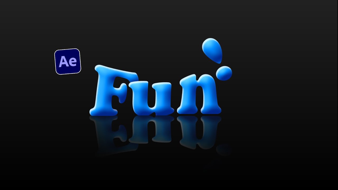 Fun Text Animation After Effects Tutorial - YouTube