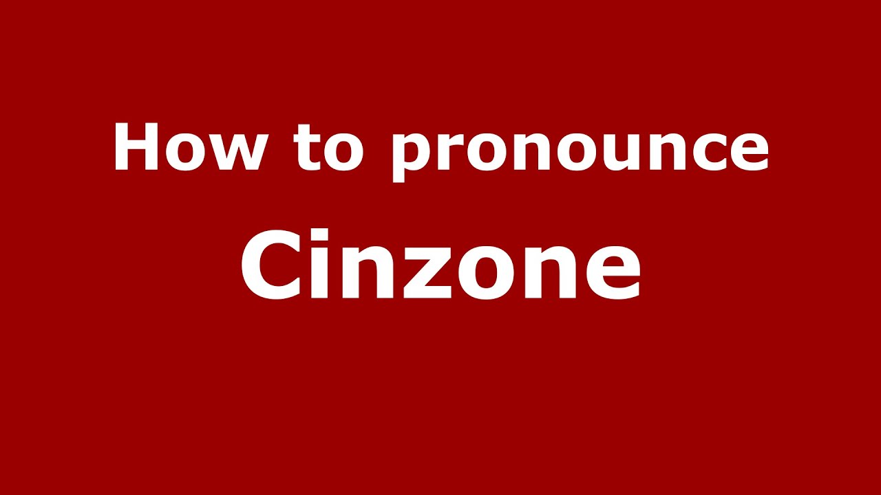 How to pronounce Cinzone (Spanish/Argentina) - PronounceNames.com - YouTube