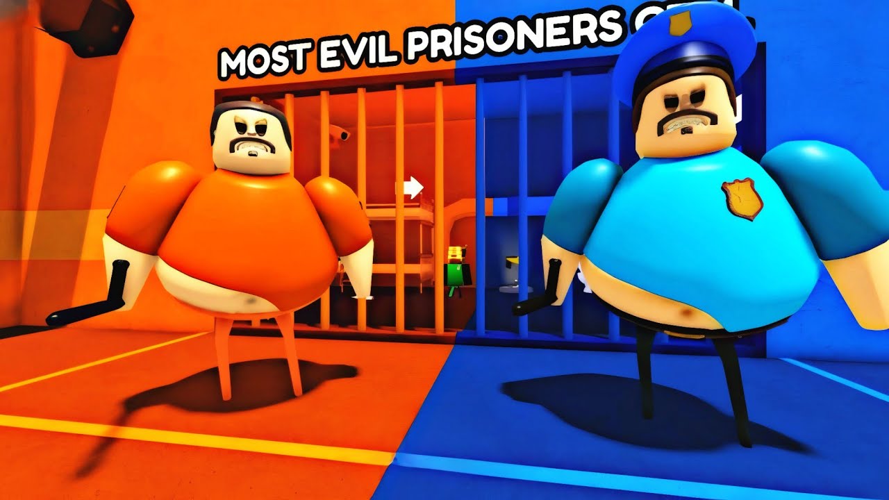 PRISONER VS POLICE PRISON RUN! OBBY - YouTube