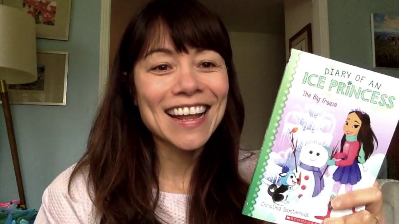 Christina reads from Diary of an Ice Princess The Big Freeze - YouTube
