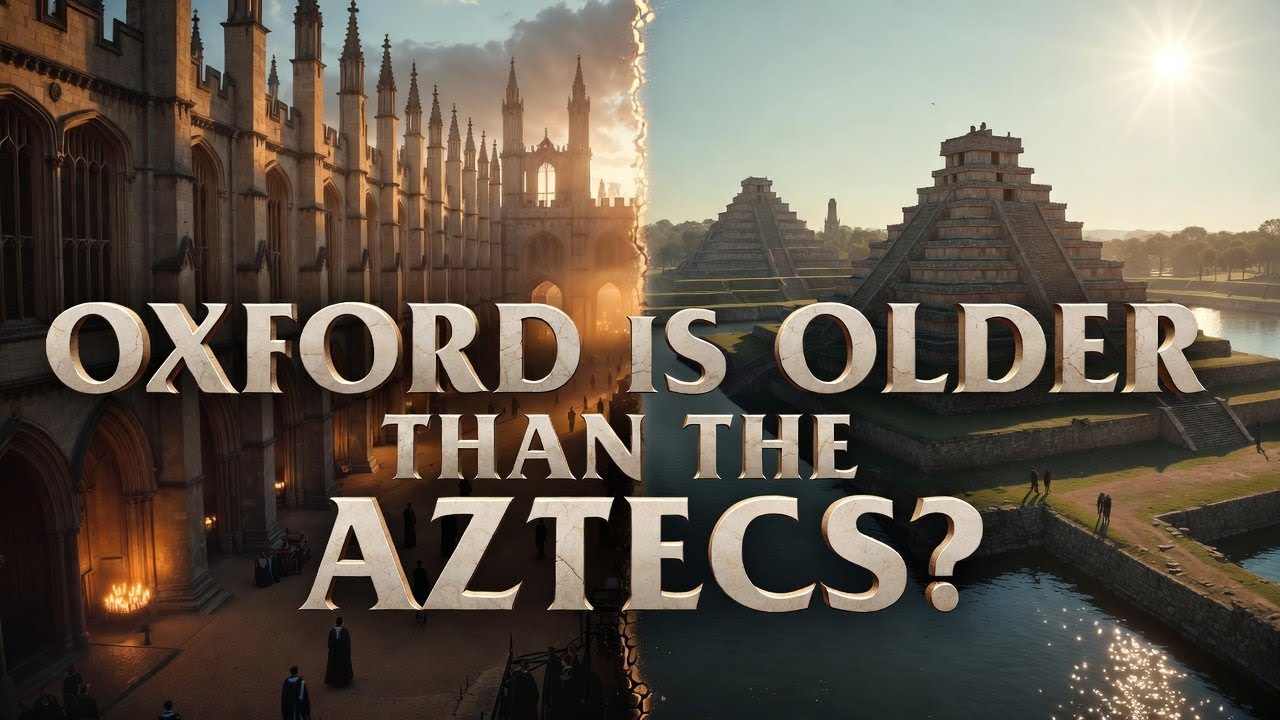 THE TIME GLITCH: WHY OXFORD UNIVERSITY IS OLDER THAN THE AZTEC EMPIRE ...