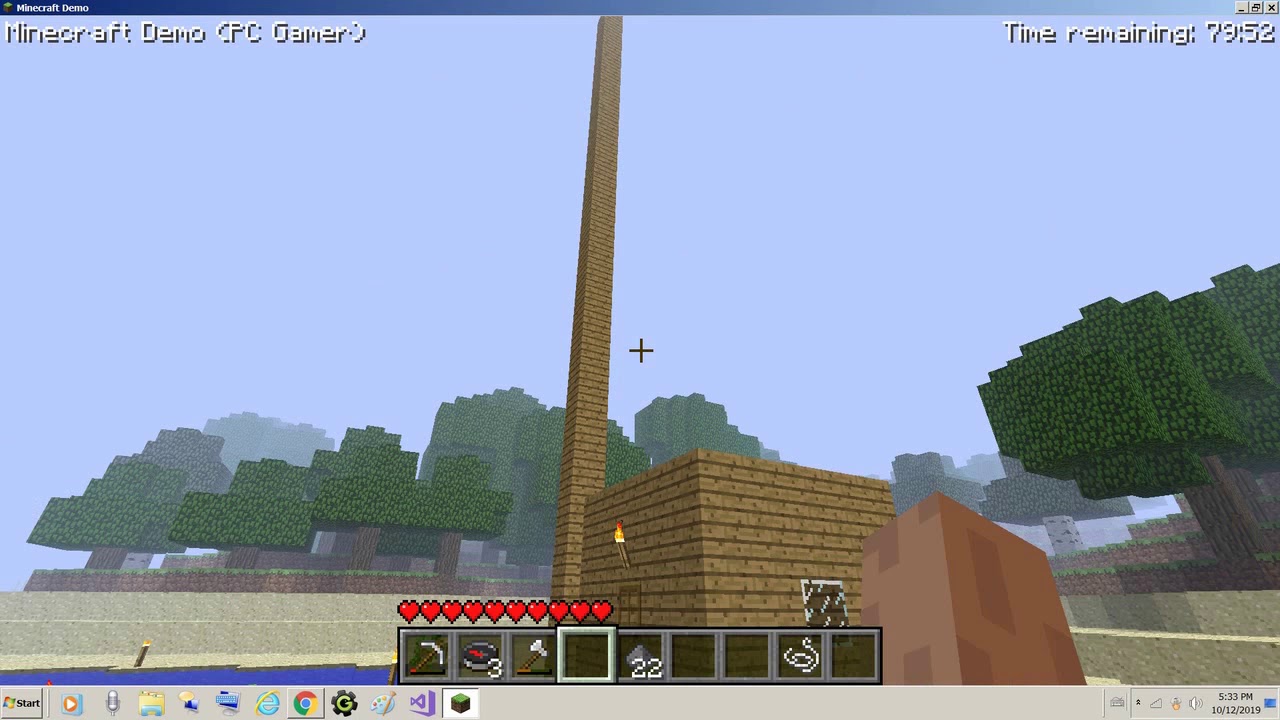 Minecraft PC Gamer Demo PART 2 - YouTube