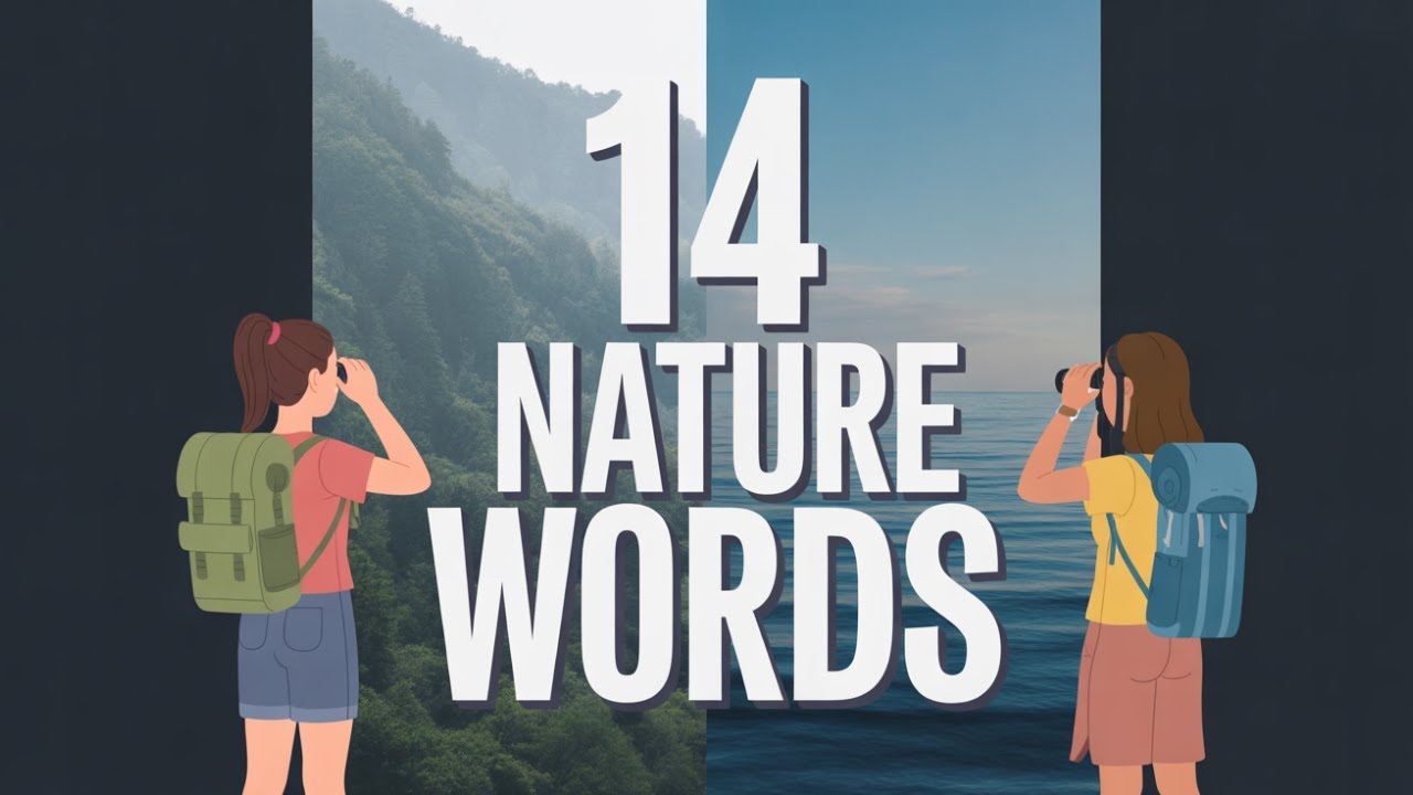 Learn 14 Nature Words in English | ESL Listening Practice for Beginners ...