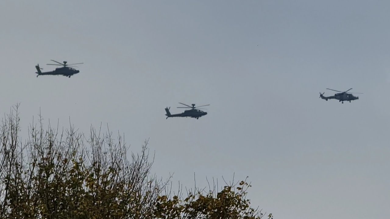 Lord Mayor Show 2022, Military Helicopter Flypast. 12.11.2022. - YouTube