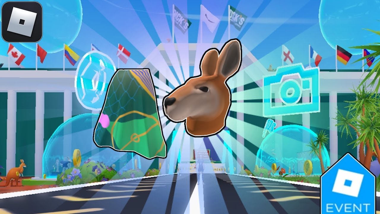 How to get Sky Stadium Cape and Sky Stadium Kangaroo Head in Roblox ...