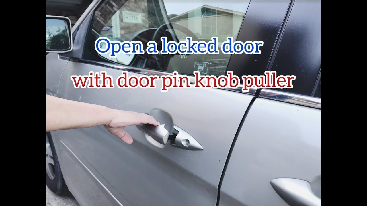 Open a Locked Door With A Door Pin Knob Puller - YouTube