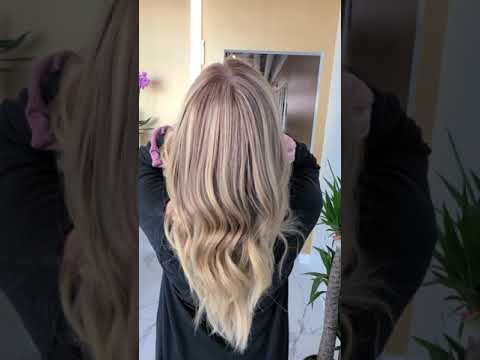 blonde balayage! 2021 trendy hair color. ombresaloncalgary