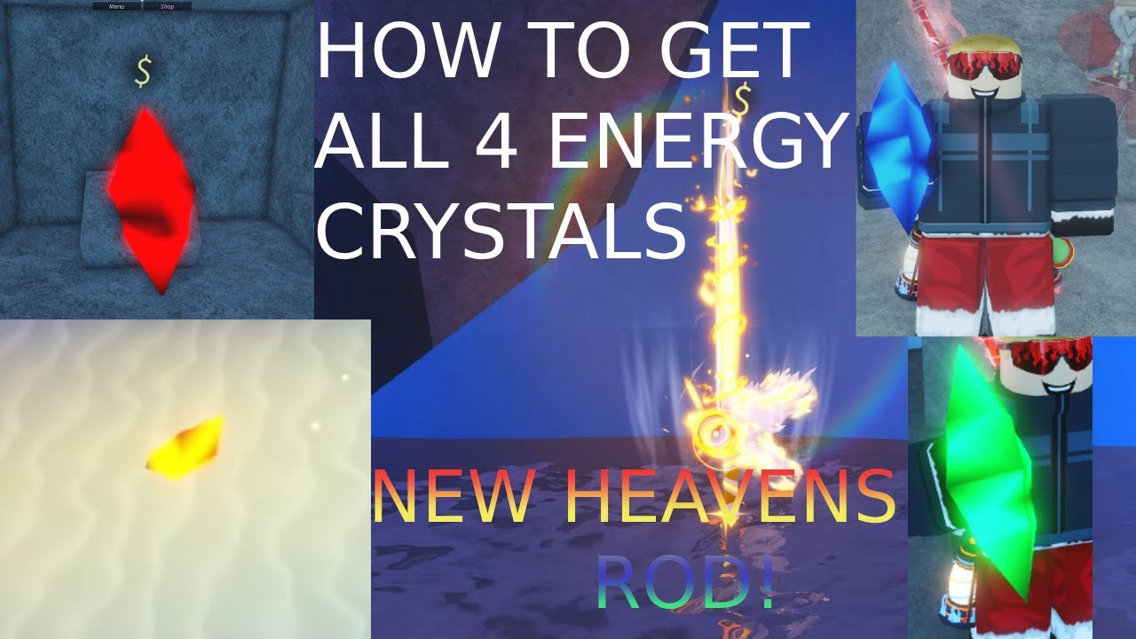 How to get ALL 4 ENERGY CRYSTALS in ROBLOX FISCH - YouTube