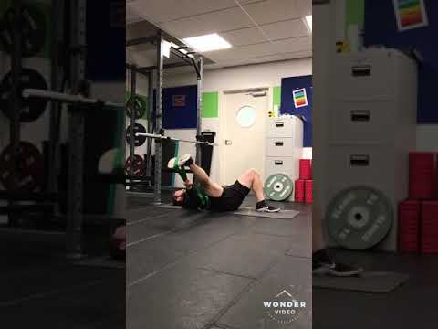 Lying Banded Adductor stretch - YouTube