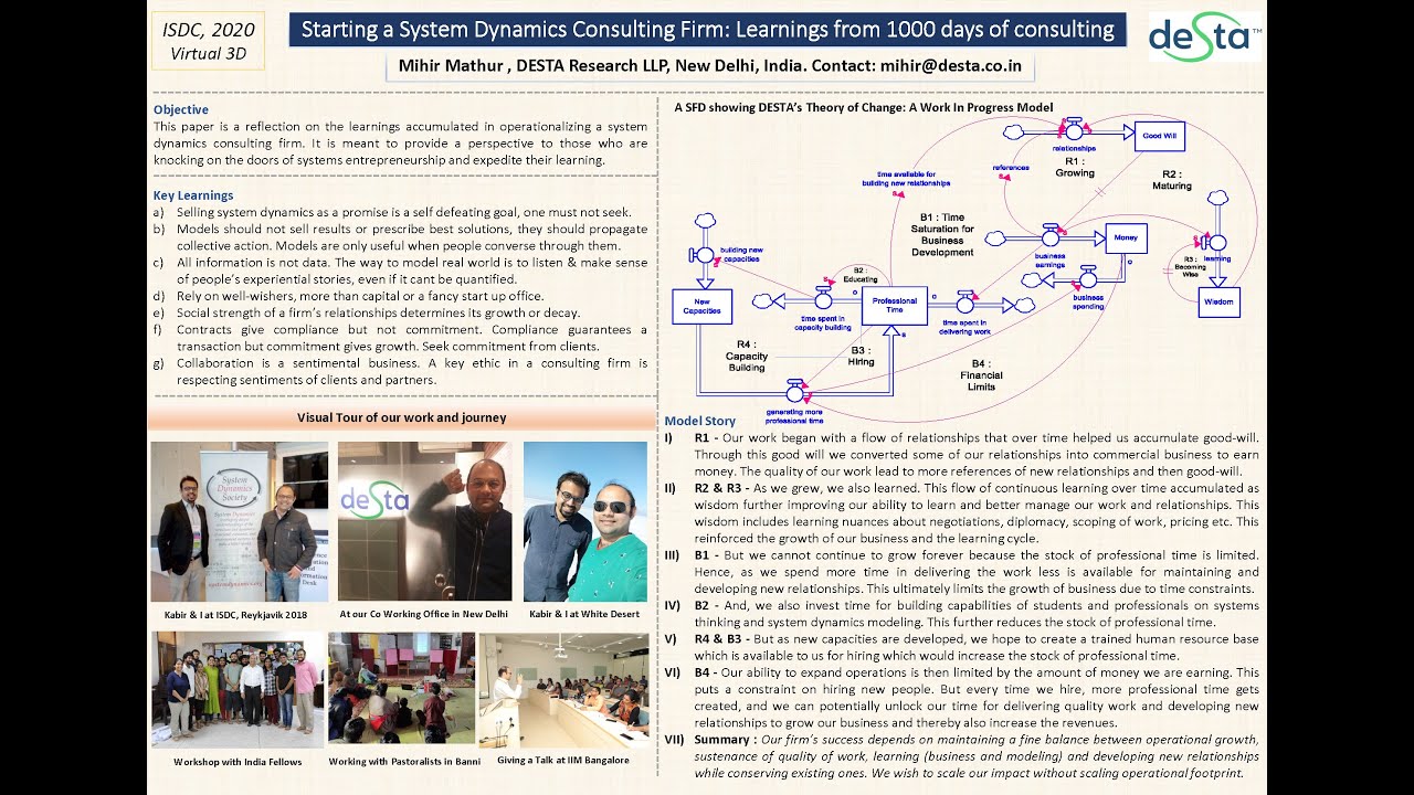 Learnings from Starting a System Dynamics Consulting Firm - Poster at ...