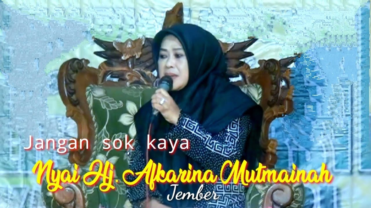 Nyai Hj. İzza Afkarina Mutmainah İstri shalihah - YouTube