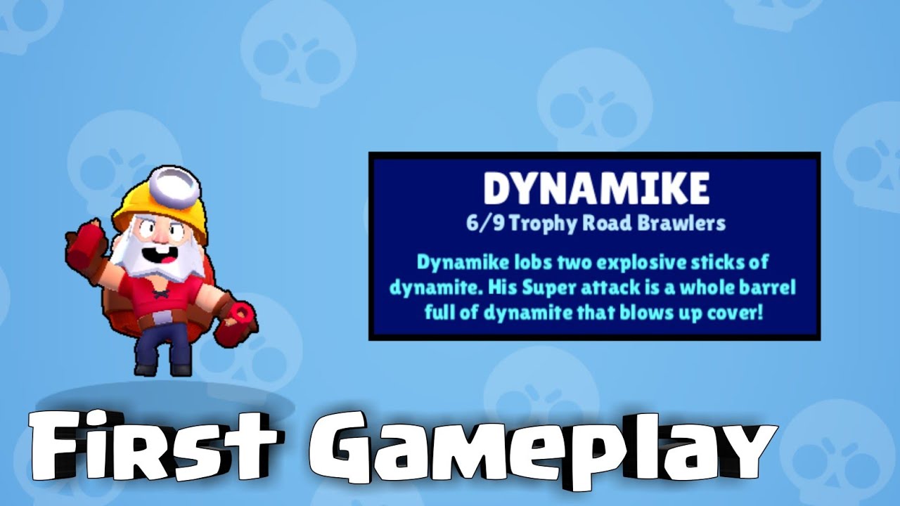 Fist time Dynamike, Gameplay, Brawl Stars - YouTube