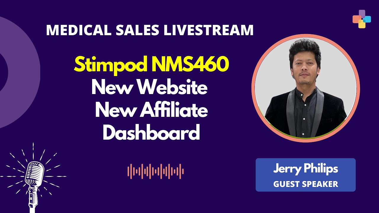 Stimpod NMS460 - New Website + New Affiliate Dashboard | Medical Sales ...