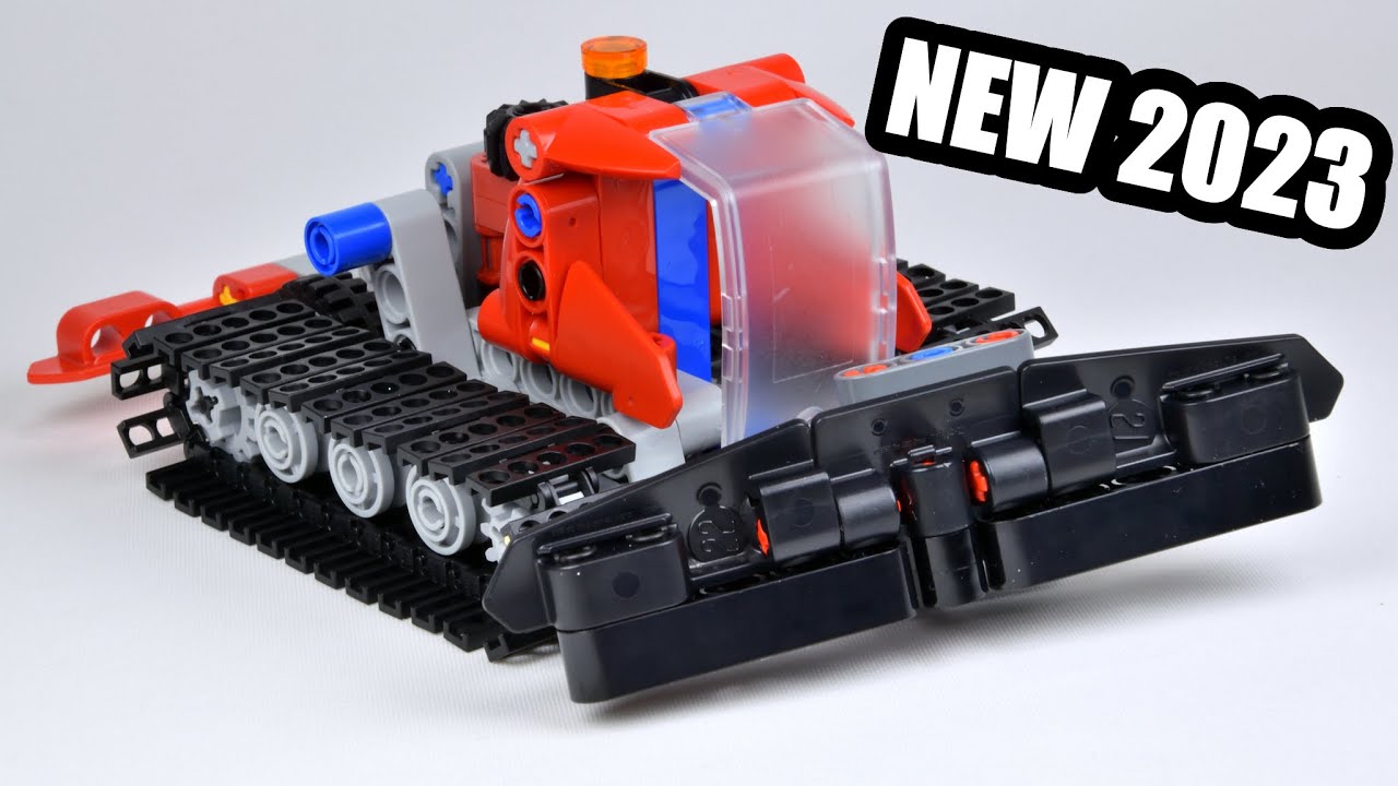 LEGO Technic 42148 Snow Groomer - Speed build and Test - YouTube