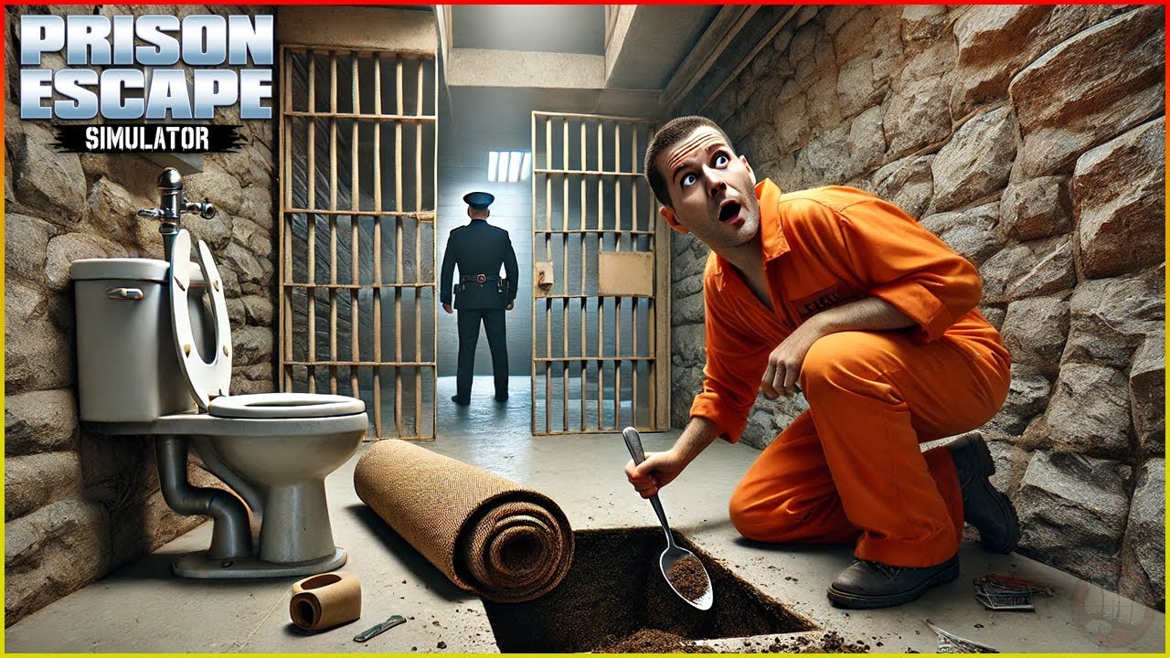 Getting CAUGHT While Digging Out Of Prison - Prison Escape Simulator ...