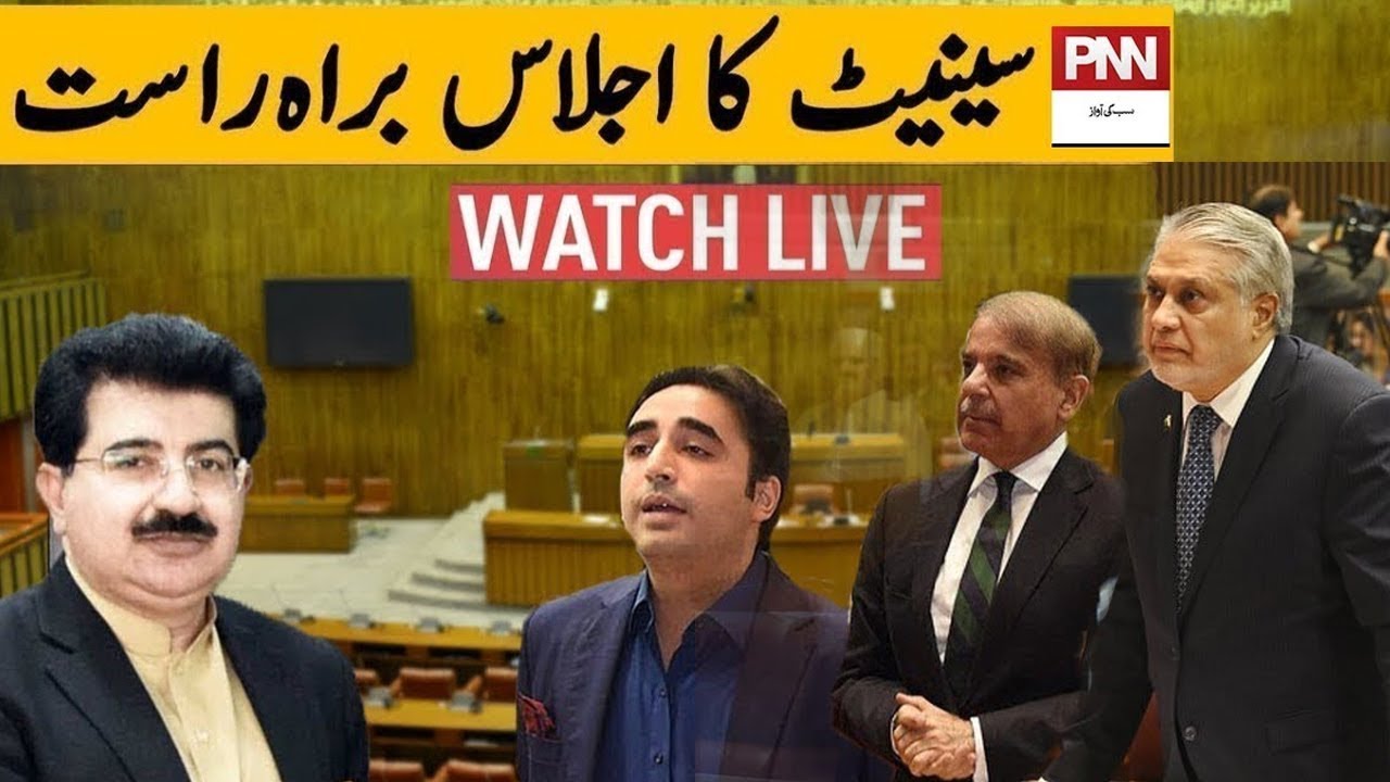 LIVE | Heated Debate In Senate Session Today | 30 July 2023 l PNN - YouTube