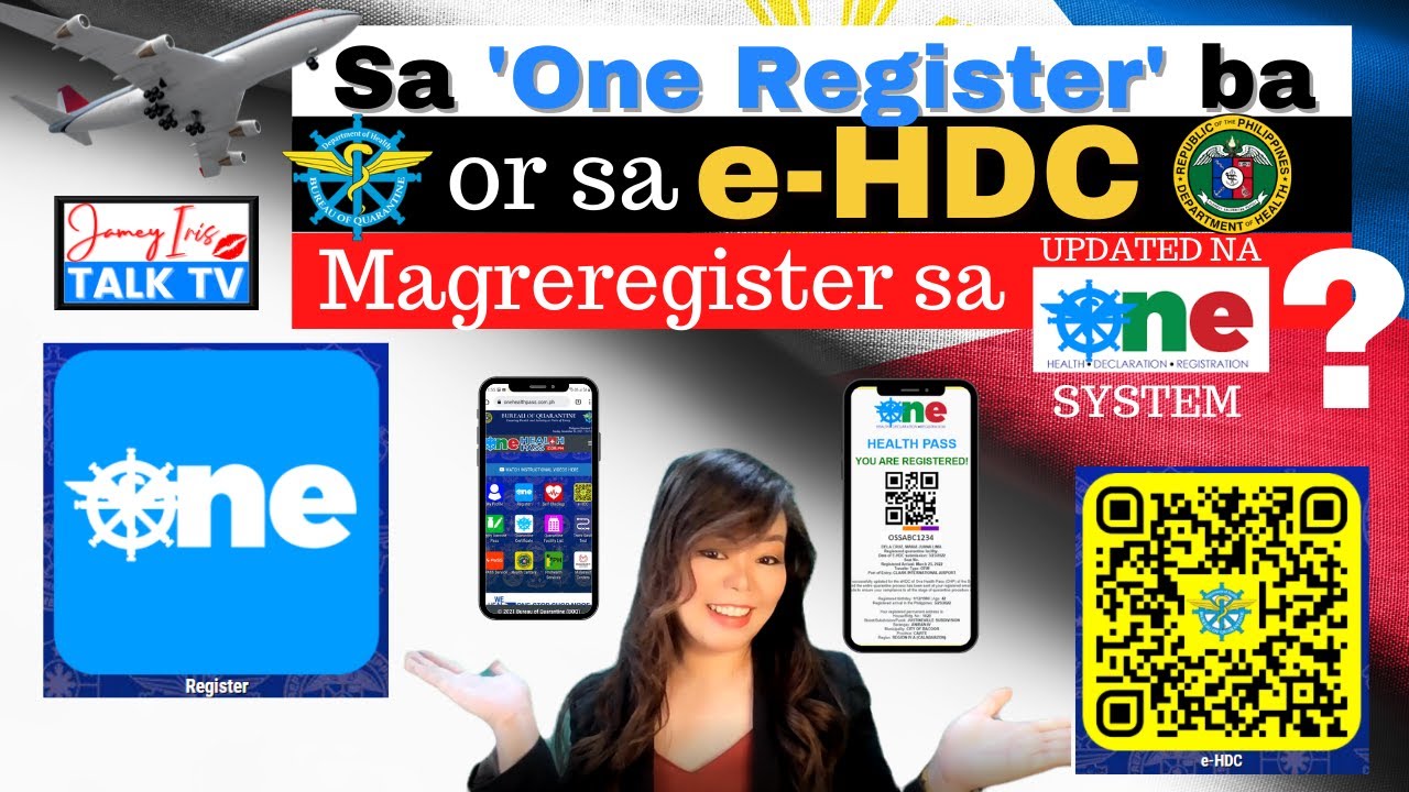One Health Pass Registration FAQ : Ito ba ay through ONE REGISTER or ...