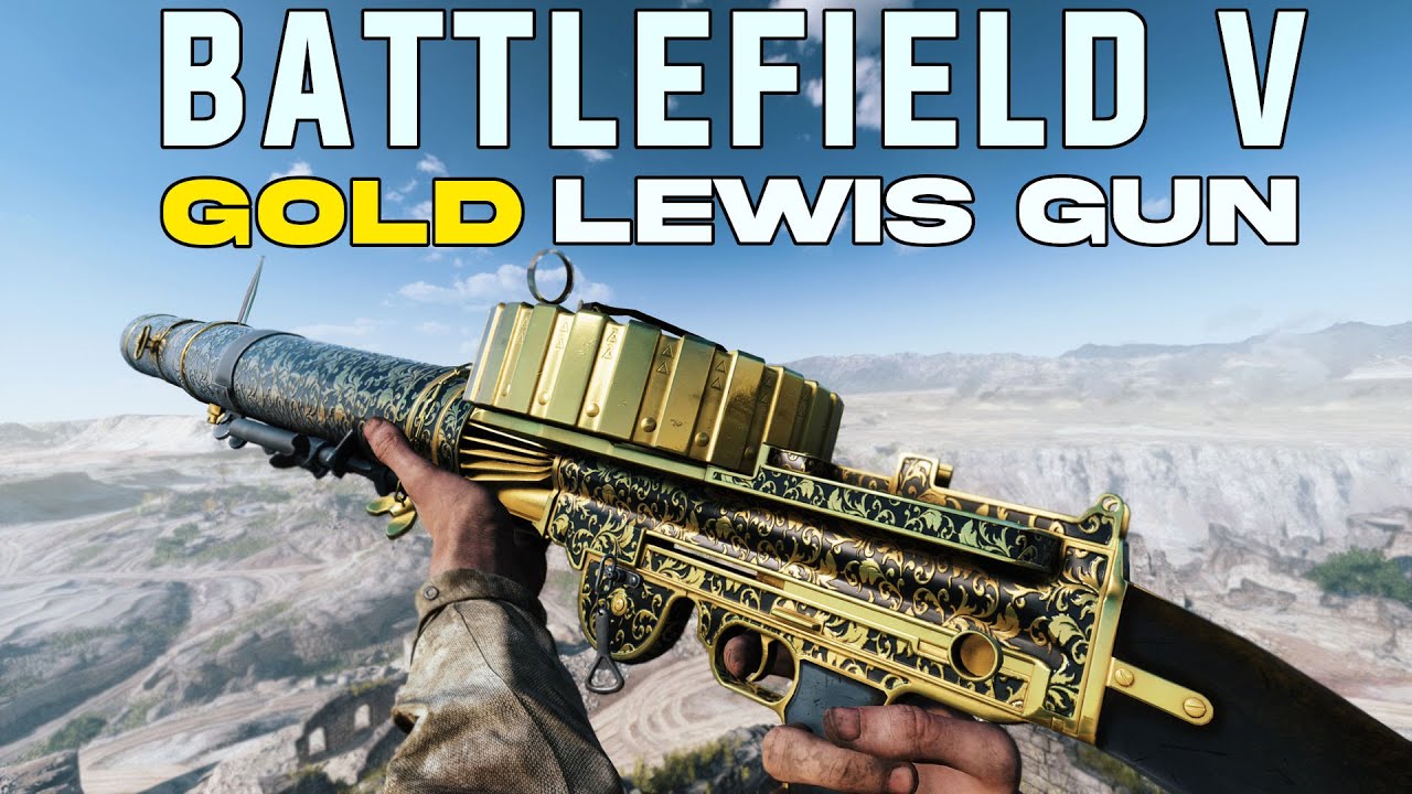 Battlefield V Unlocking Gold on the Lewis Gun - YouTube
