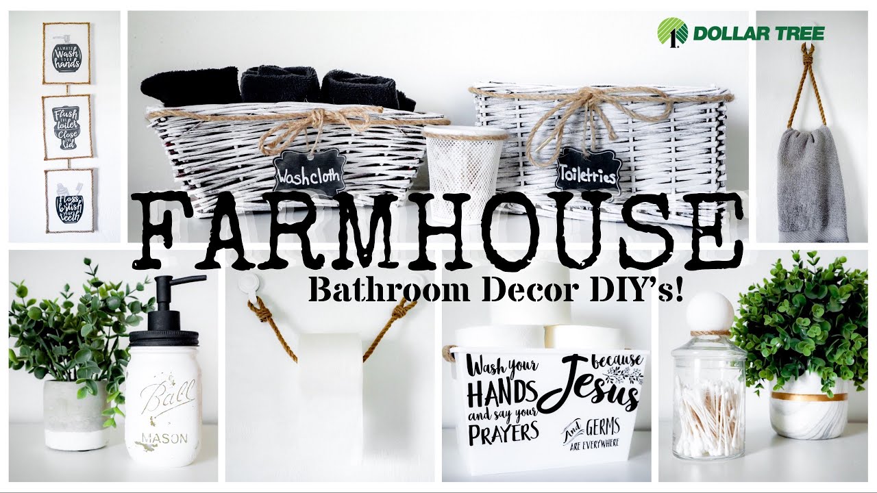 DIY Bathroom Decor and Organizing Ideas (Dollar Tree & Thrifted Diy's ...